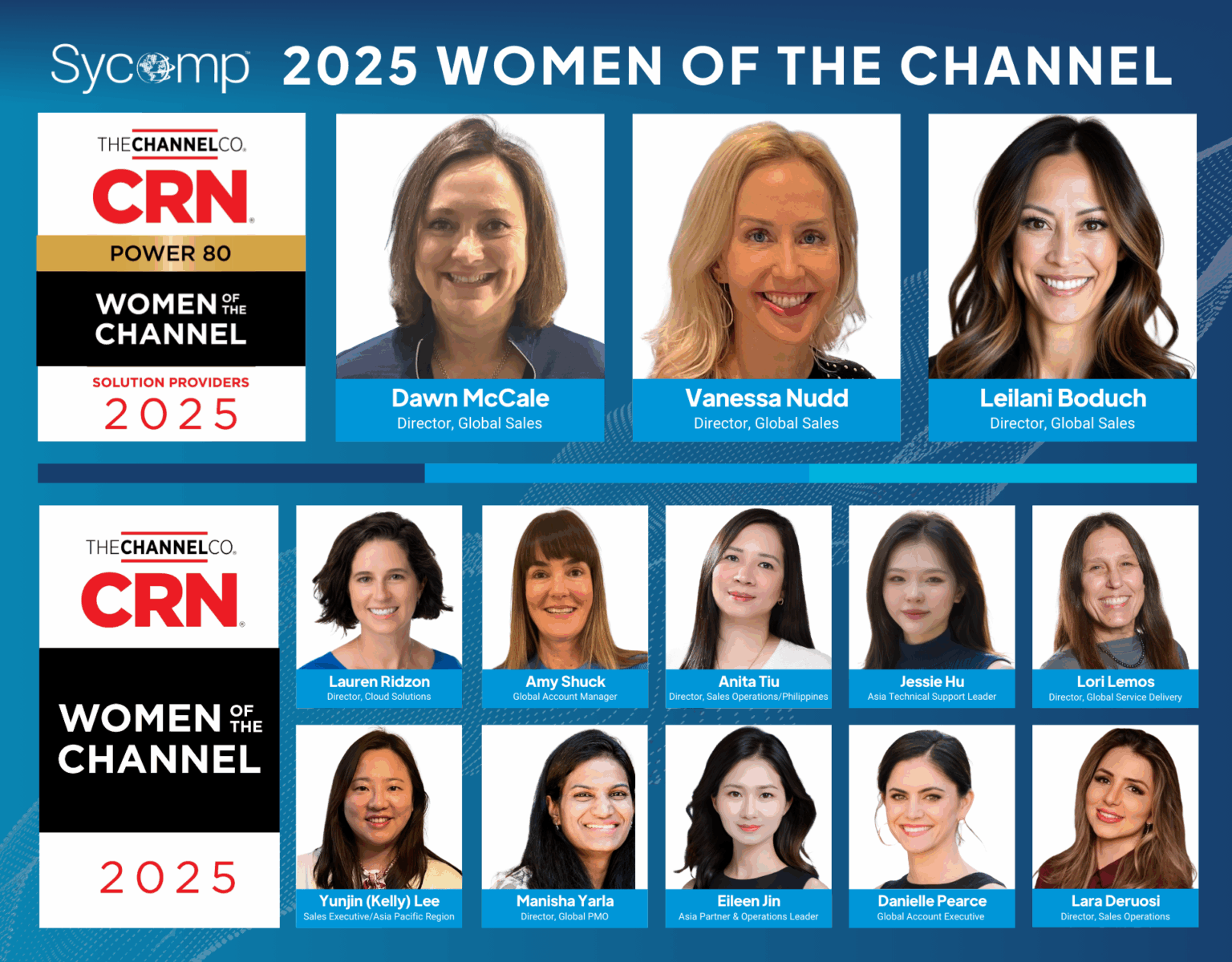 Sycomp Leaders Recognized on the 2025 CRN Women of the Channel List ...